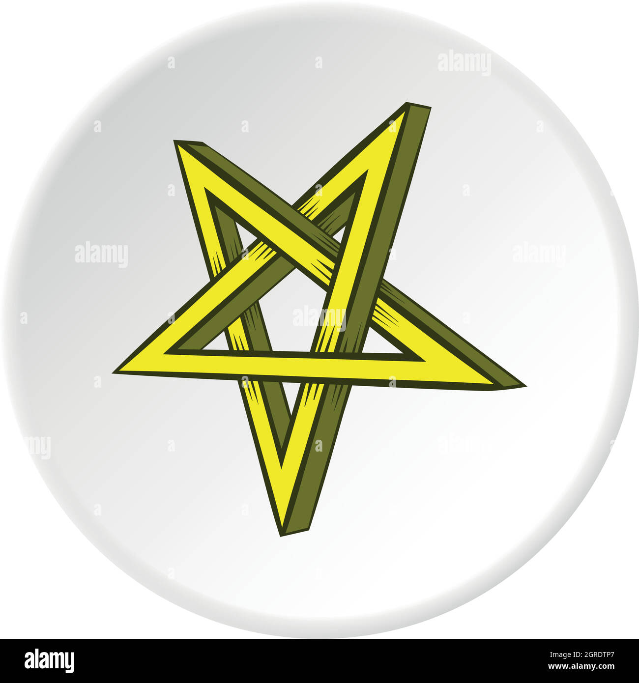 Star crossed icon, cartoon style Stock Vector Image & Art - Alamy