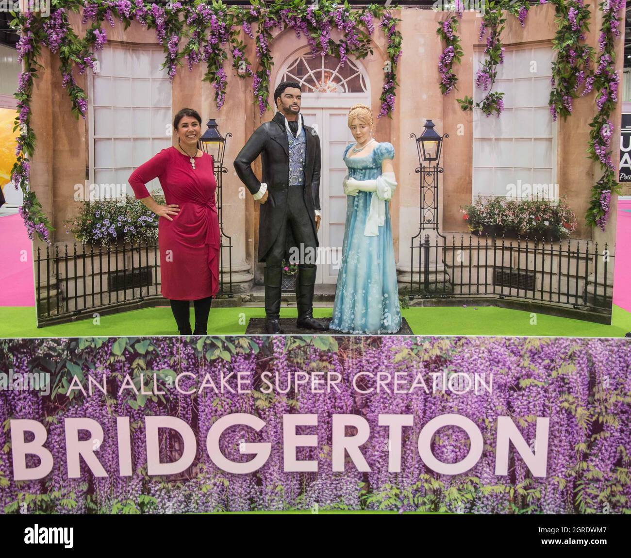 London UK 01 October 2021 Cake & Bake Show 2021 created by Rosie Cake ...