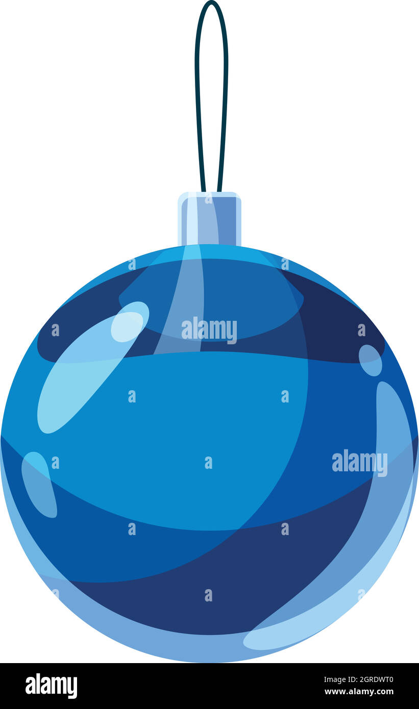 Blue christmas ball xmas Stock Vector Images - Alamy