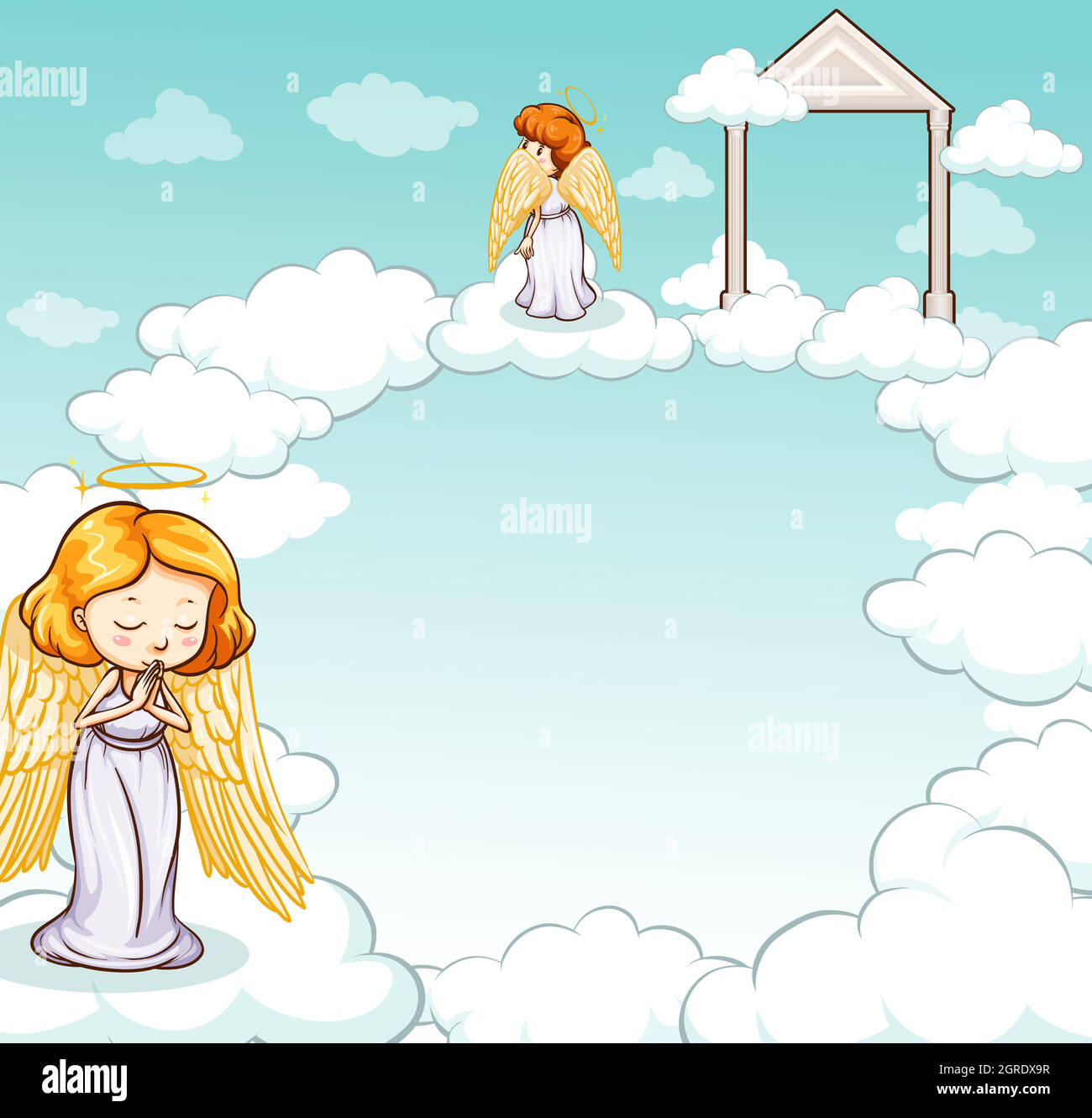 God angels Stock Vector Images - Alamy