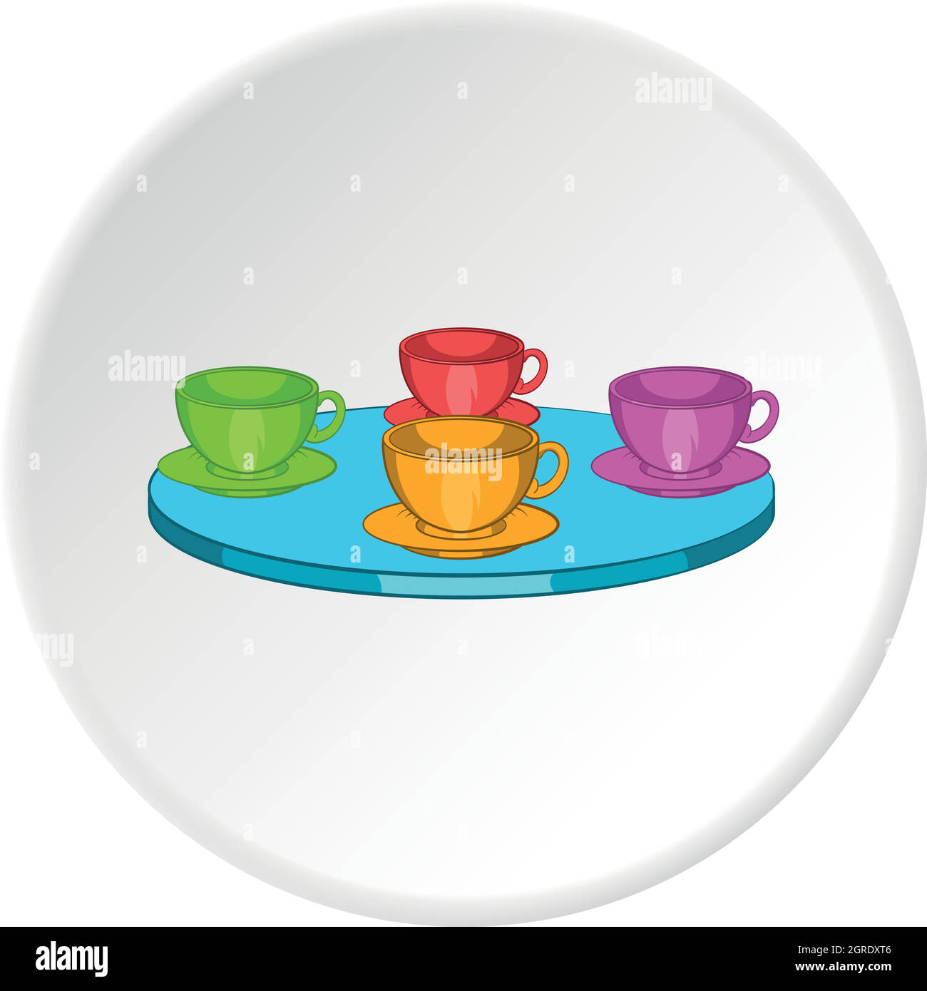 On the kitchen table Stock Vector Images - Alamy