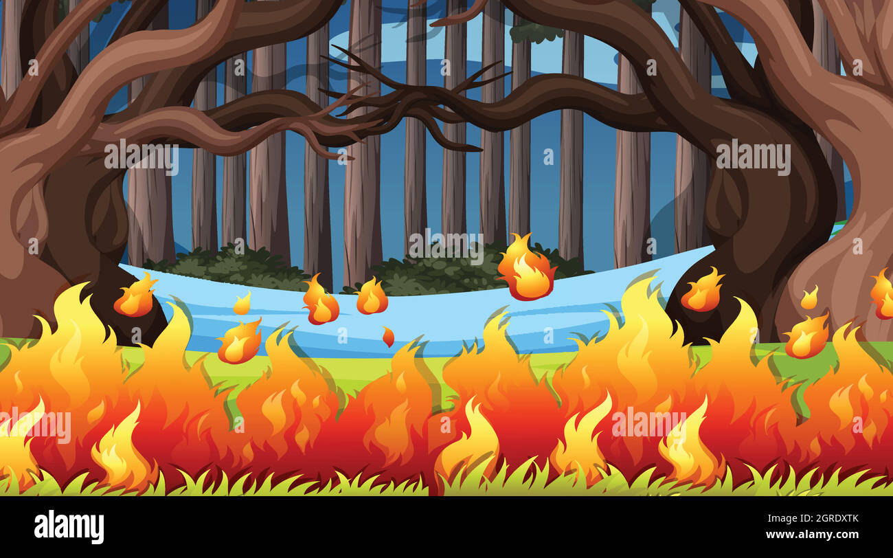 Natural environment scenes landscape Stock Vector Image & Art - Alamy