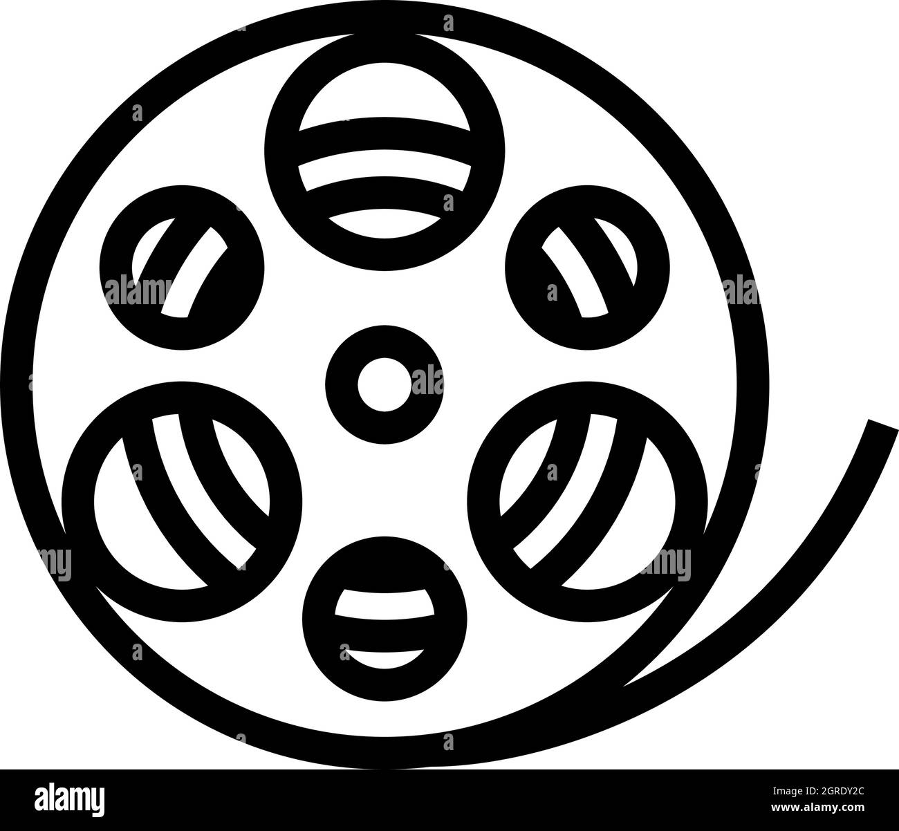 Old movie screen Stock Vector Images - Alamy