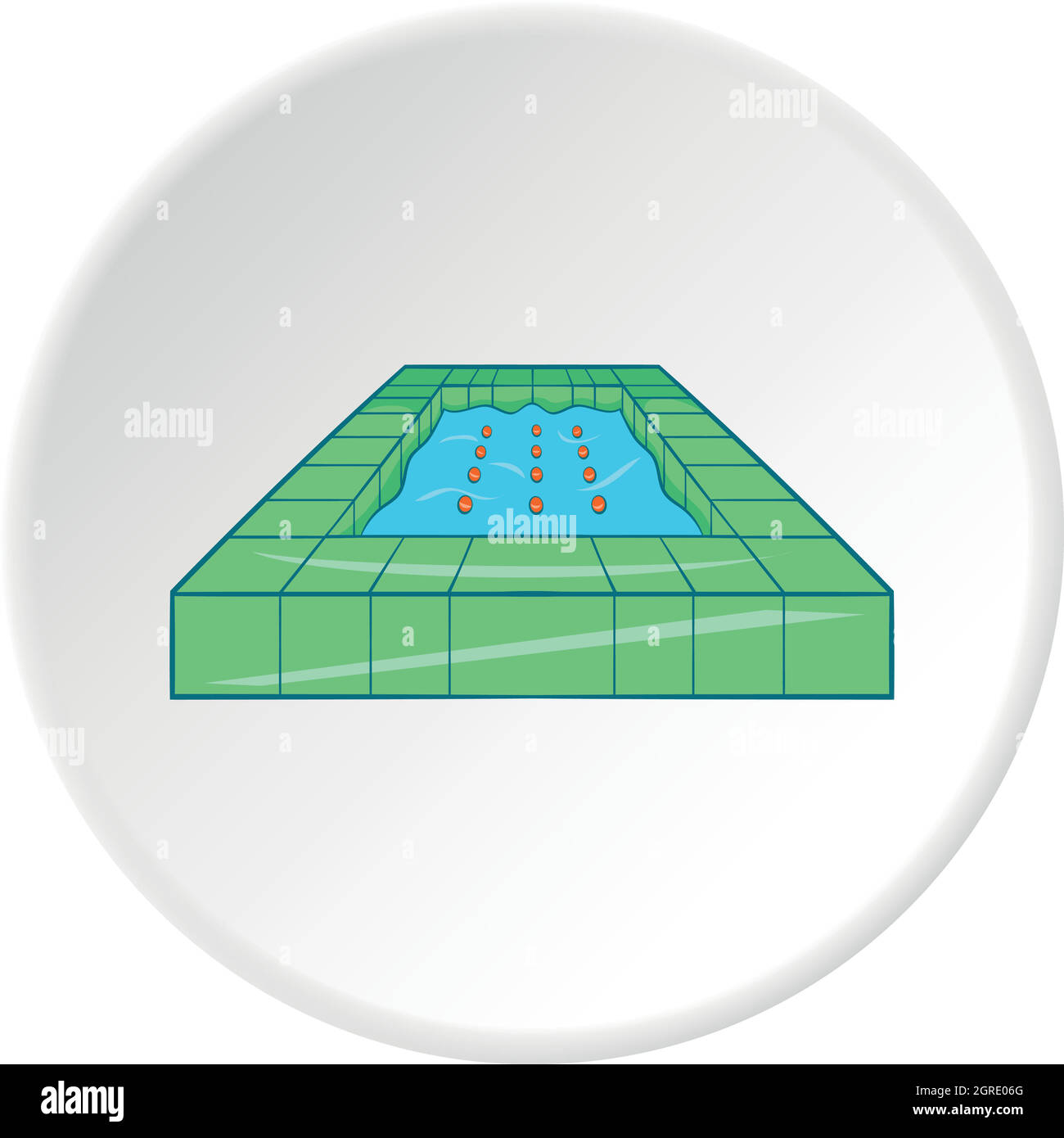 Pool icon, cartoon style Stock Vector Image & Art - Alamy