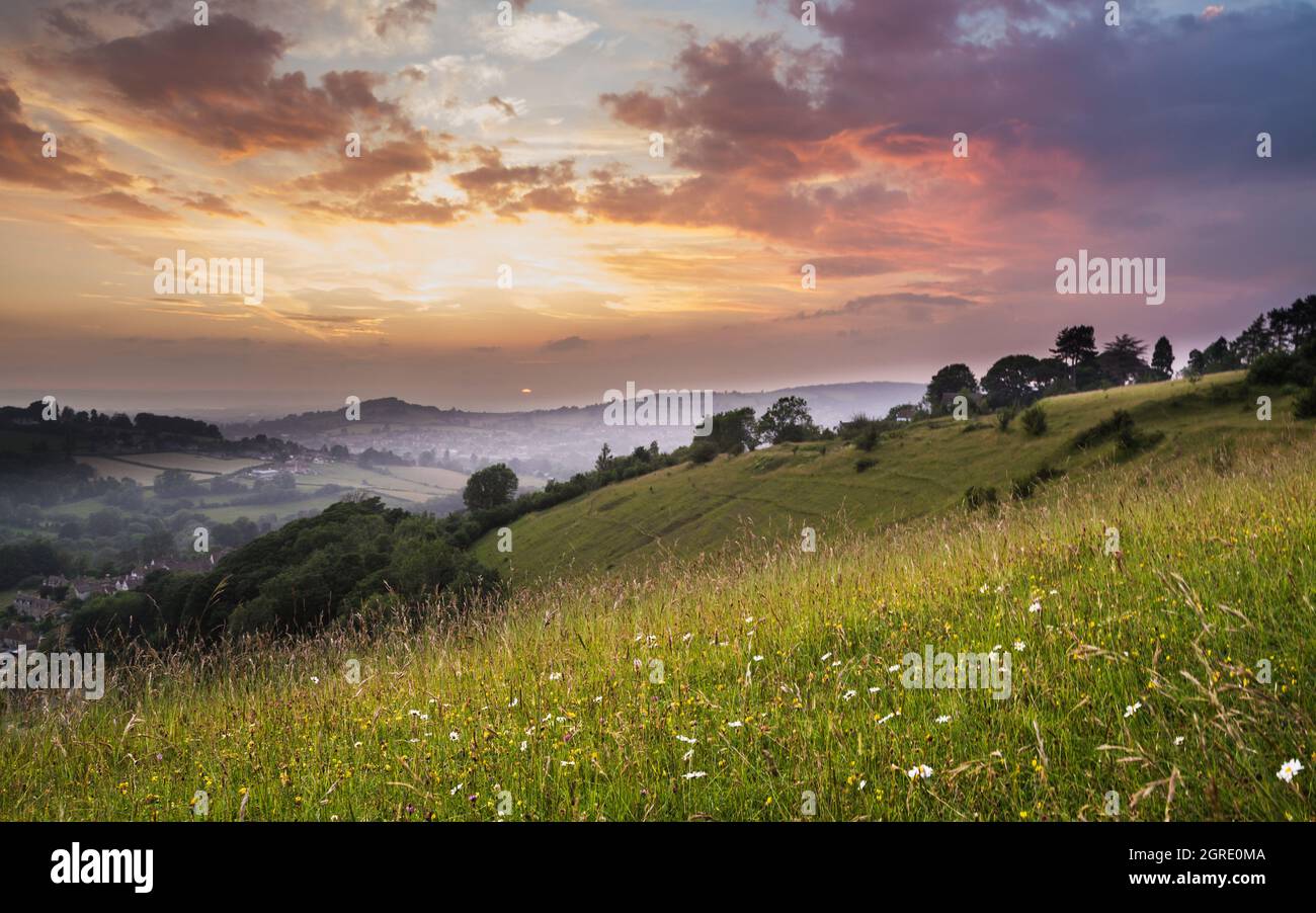 Rodborough common stroud gloucestershire hi-res stock photography and ...