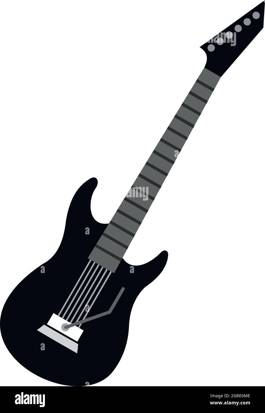 Flat style black electric Stock Vector Images - Alamy