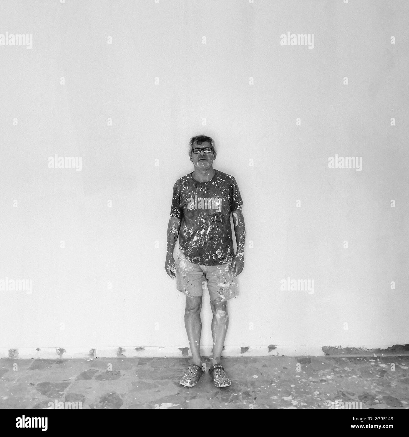 House paint job Black and White Stock Photos & Images - Alamy