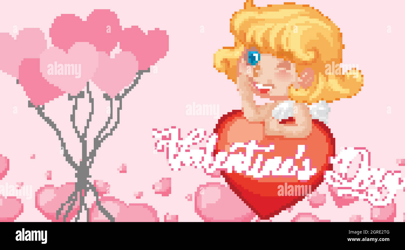 Valentine day balloon cute Stock Vector Images - Alamy