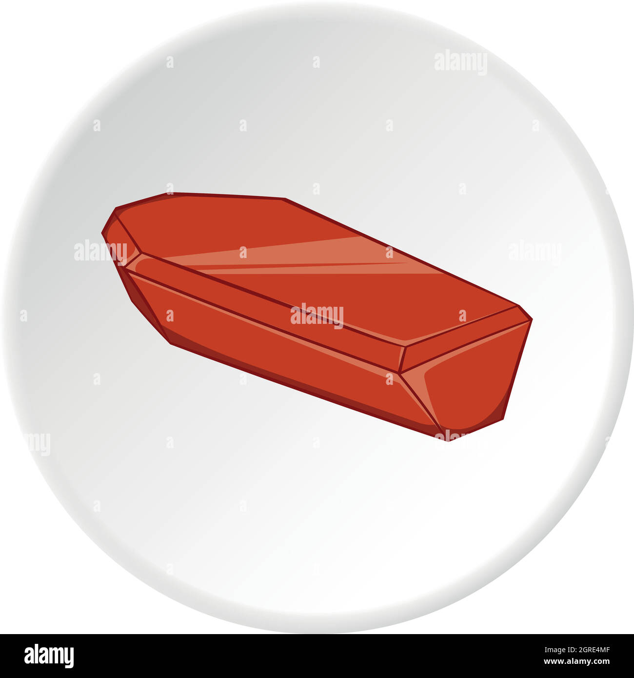 Coffin icon, cartoon style Stock Vector Image & Art - Alamy