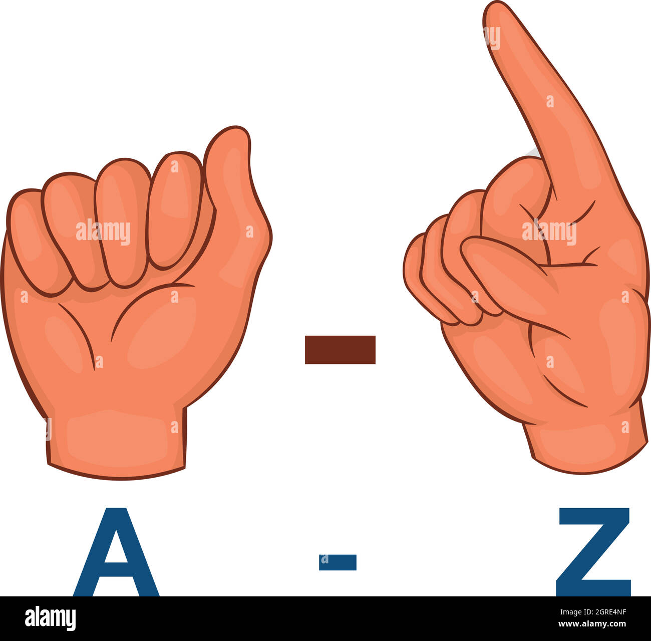 Language hand sign icon, cartoon style Stock Vector Image & Art - Alamy