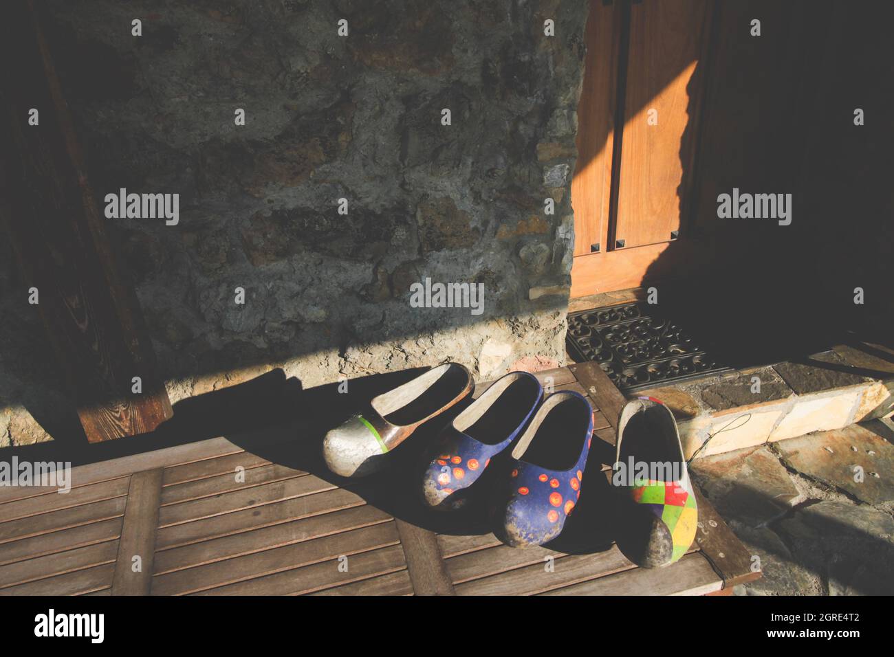 Clogs on wall hi-res stock photography and images - Alamy