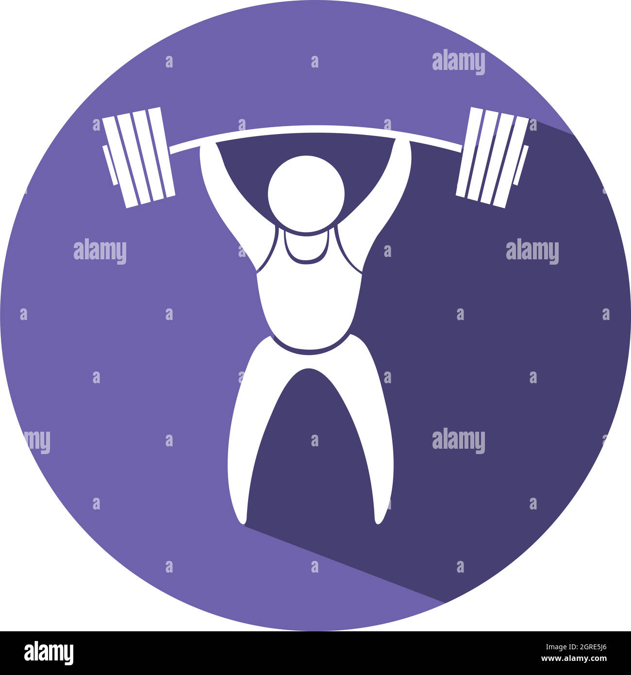 Weightlifting Stock Vector Images - Alamy