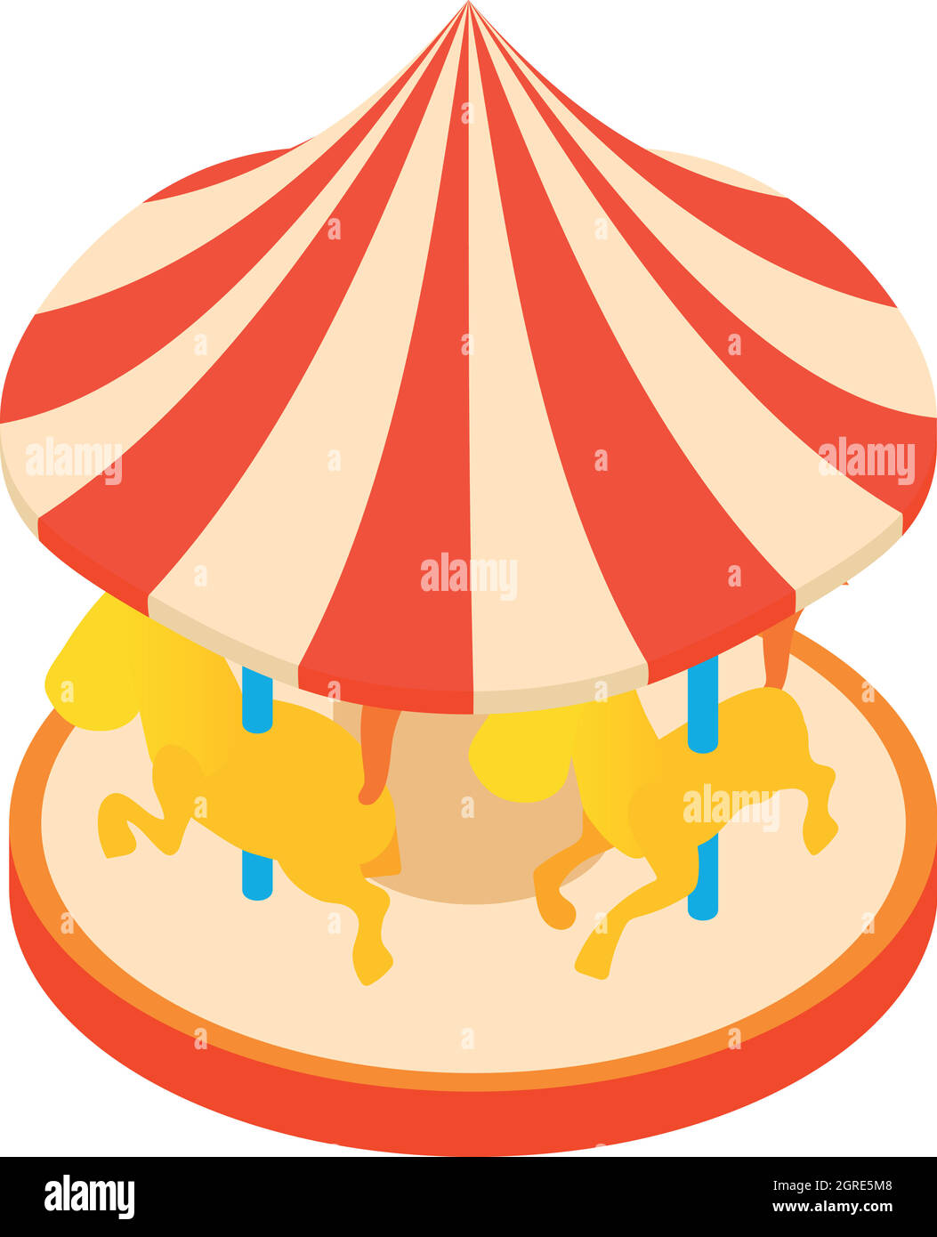 Kids carousel icon vector Stock Vector Images - Alamy