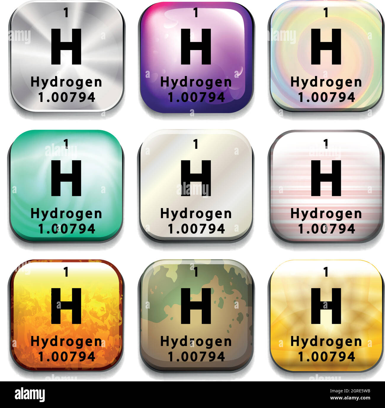 Periodic table hydrogen hi-res stock photography and images - Alamy