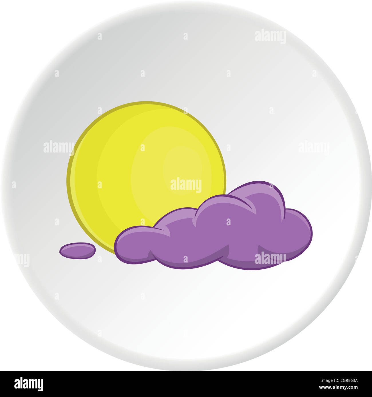 Moon clouds astrology Stock Vector Images - Alamy