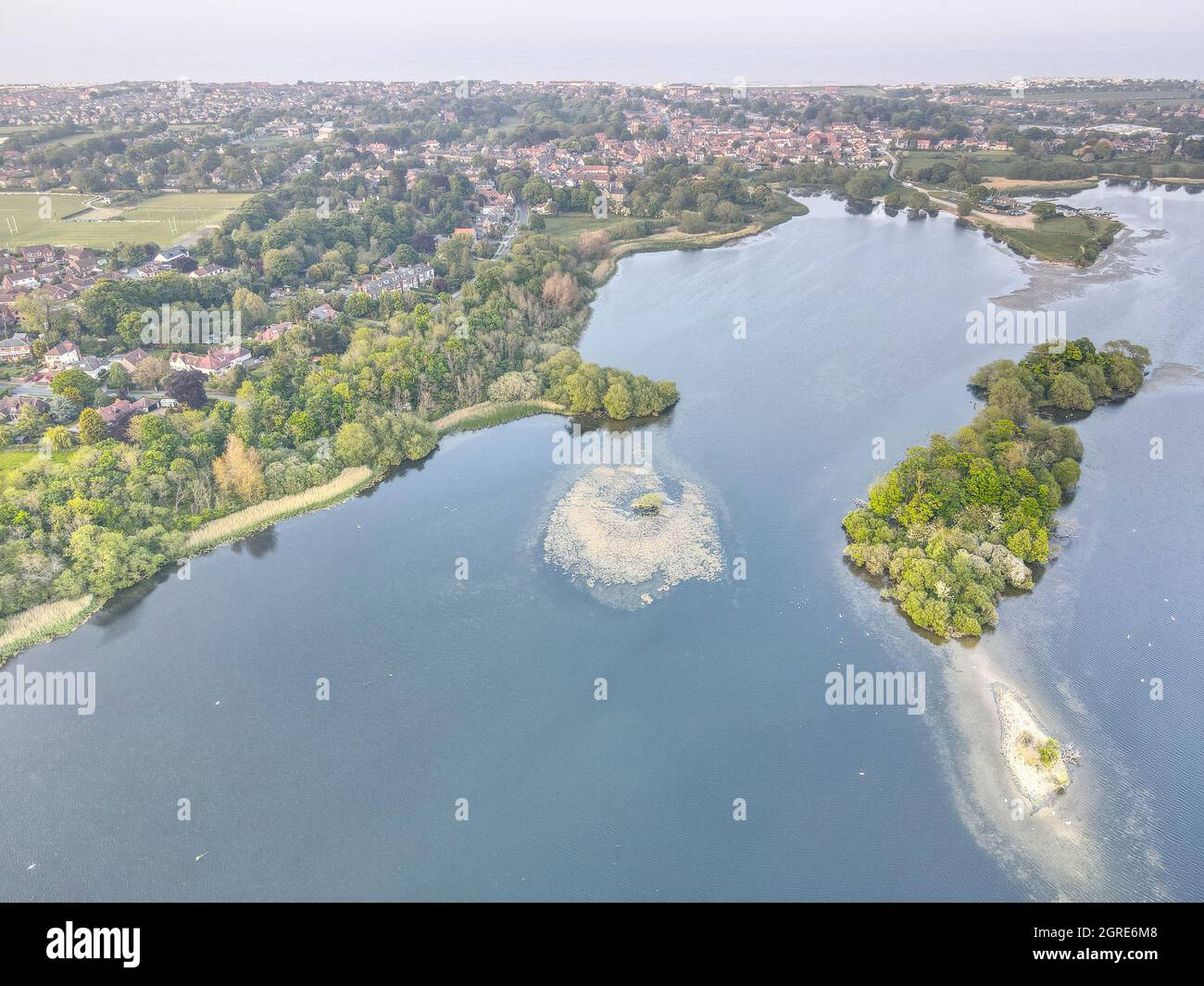 Aerial hornsea mere hi-res stock photography and images - Alamy