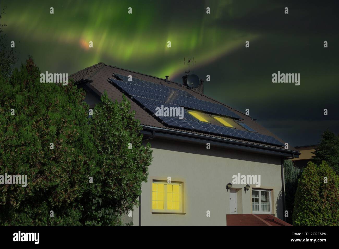 House of the aurora hi-res stock photography and images - Alamy