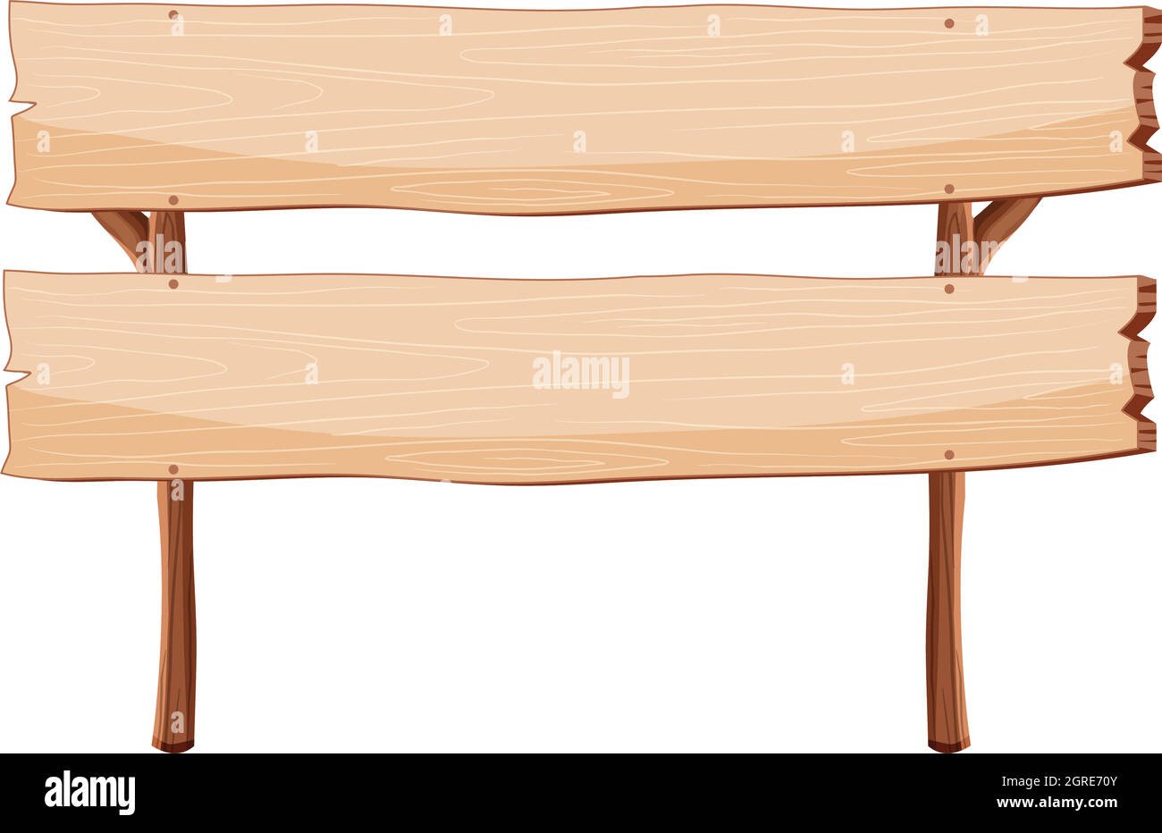 Isolated blank wooden sign Stock Vector Image & Art - Alamy