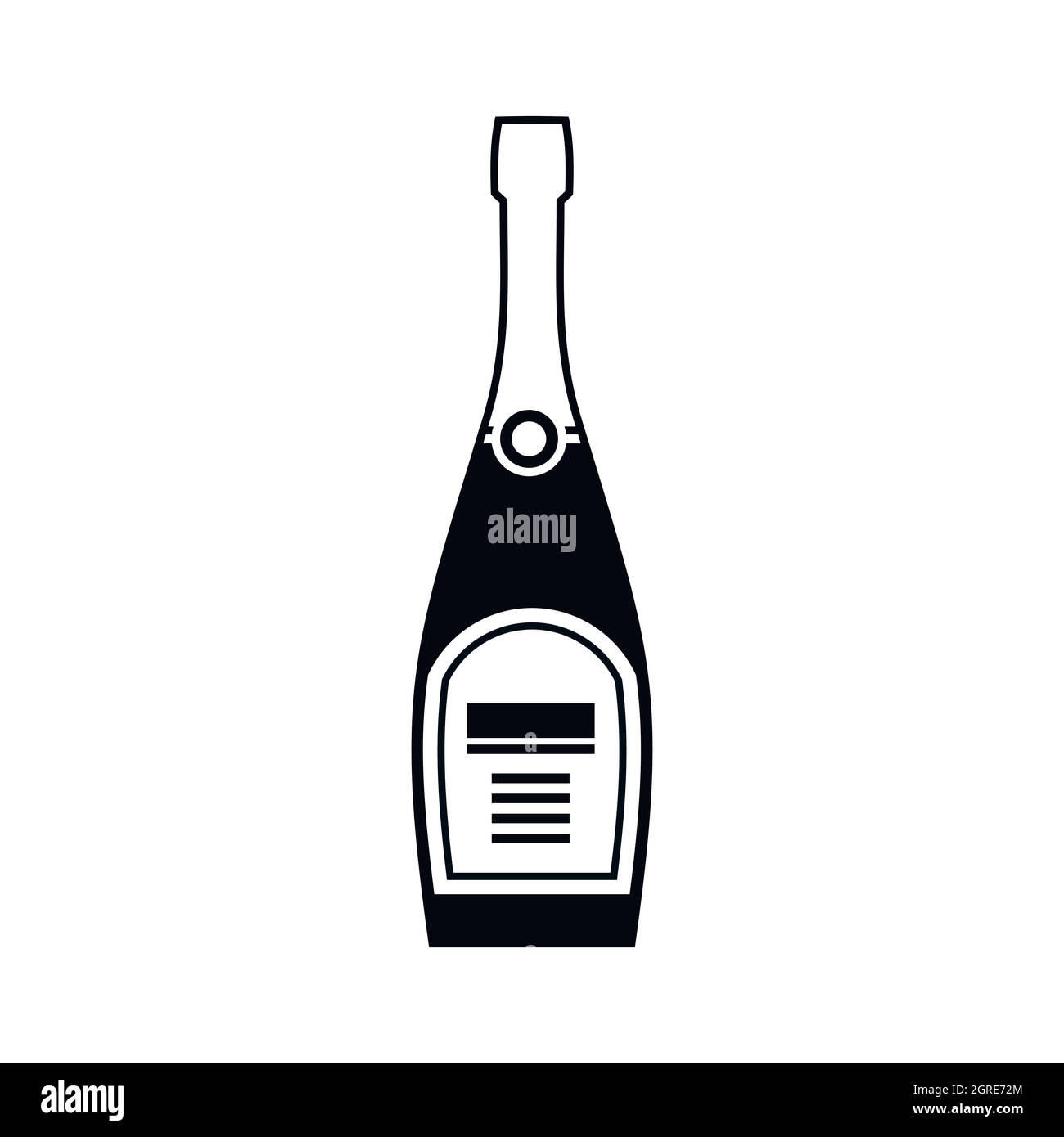 Champagne label closeup Stock Vector Images - Alamy