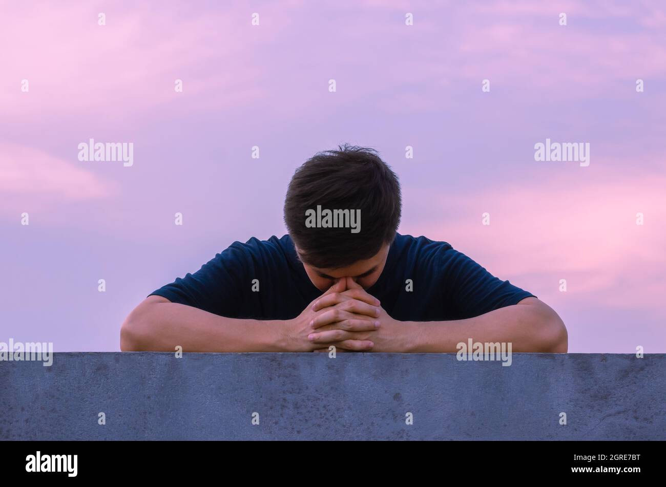 Man miserable morning hi-res stock photography and images - Alamy