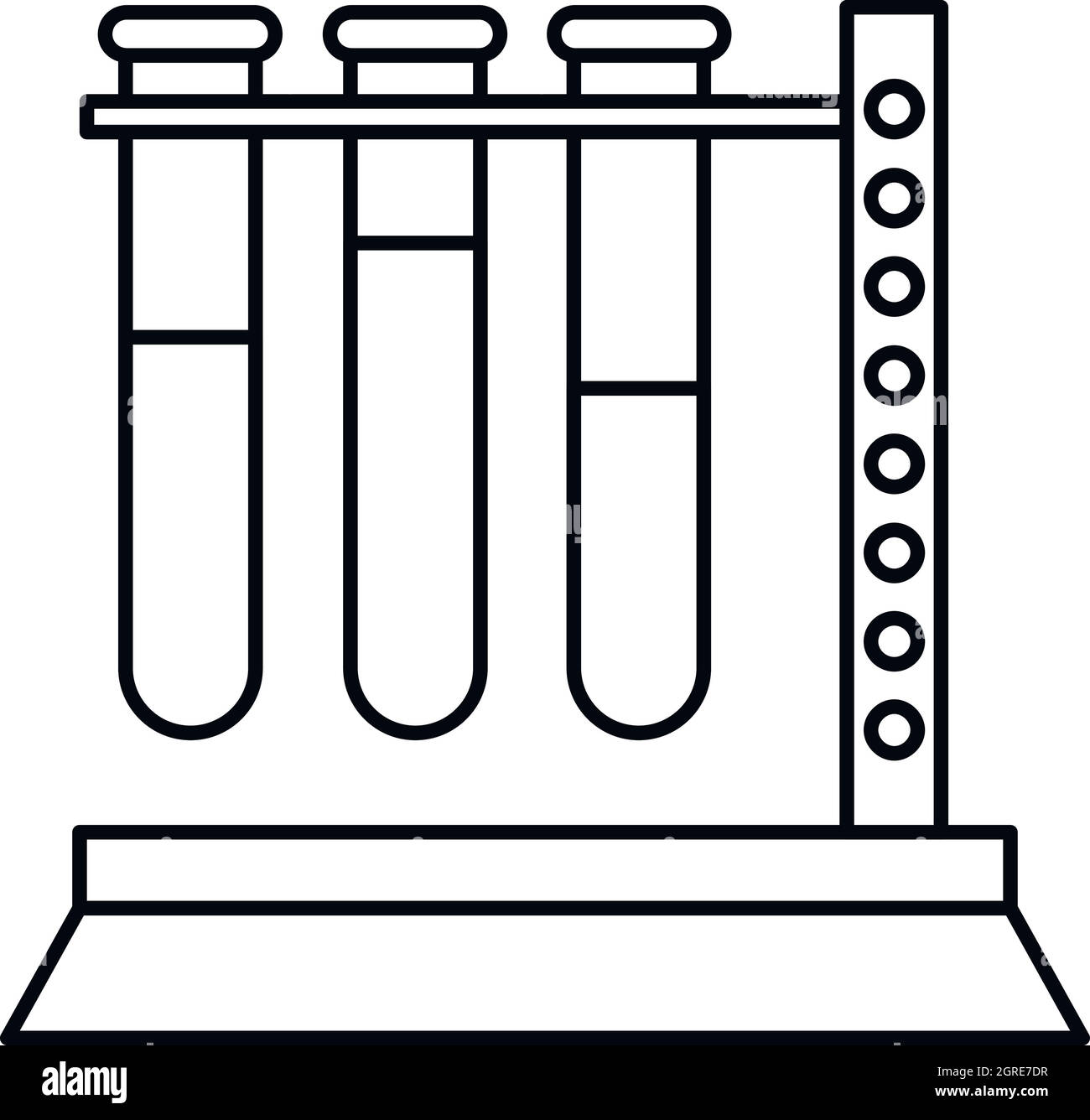 Blood in test tubes Stock Vector Images - Alamy