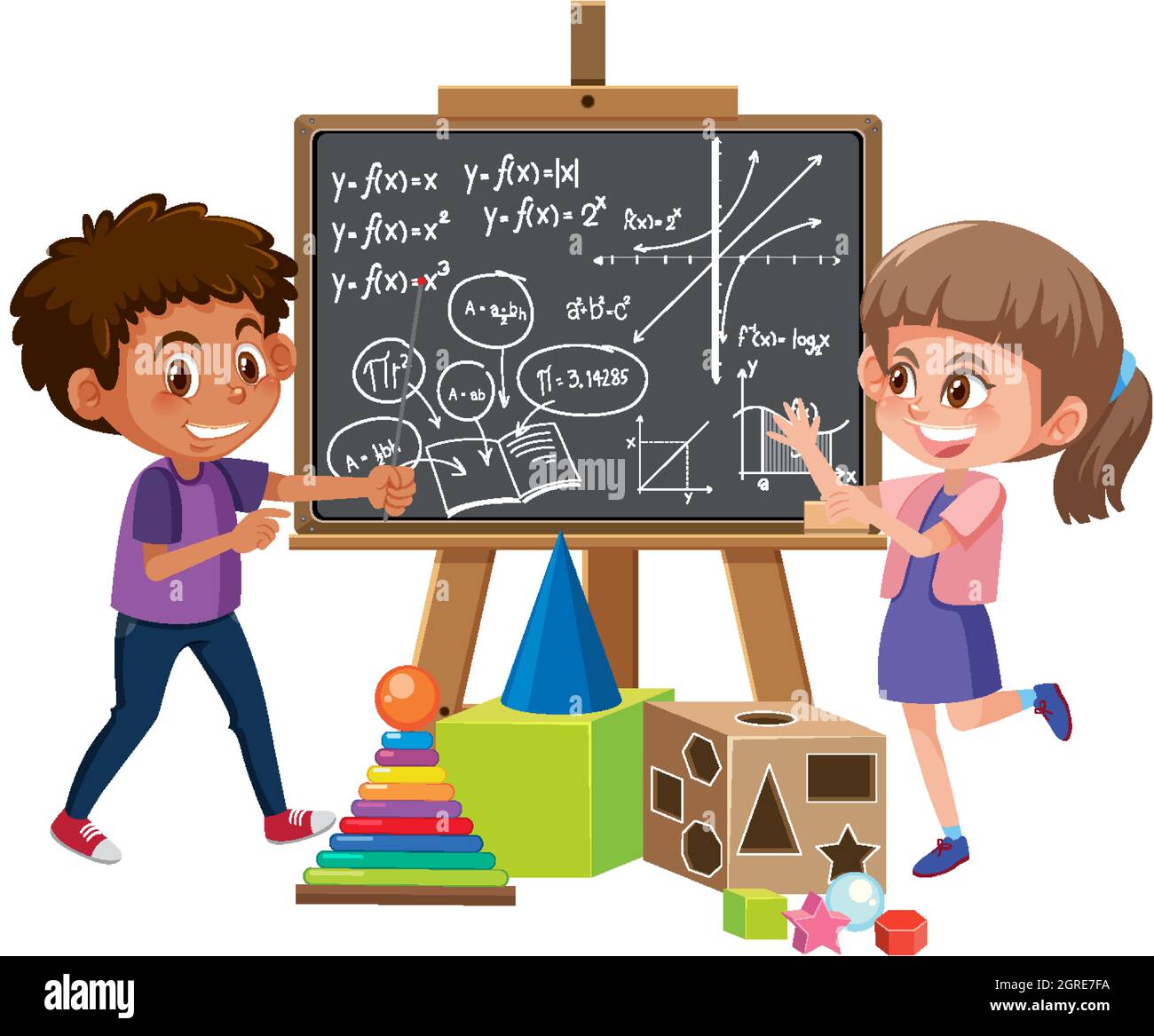 Maths students Stock Vector Images - Alamy