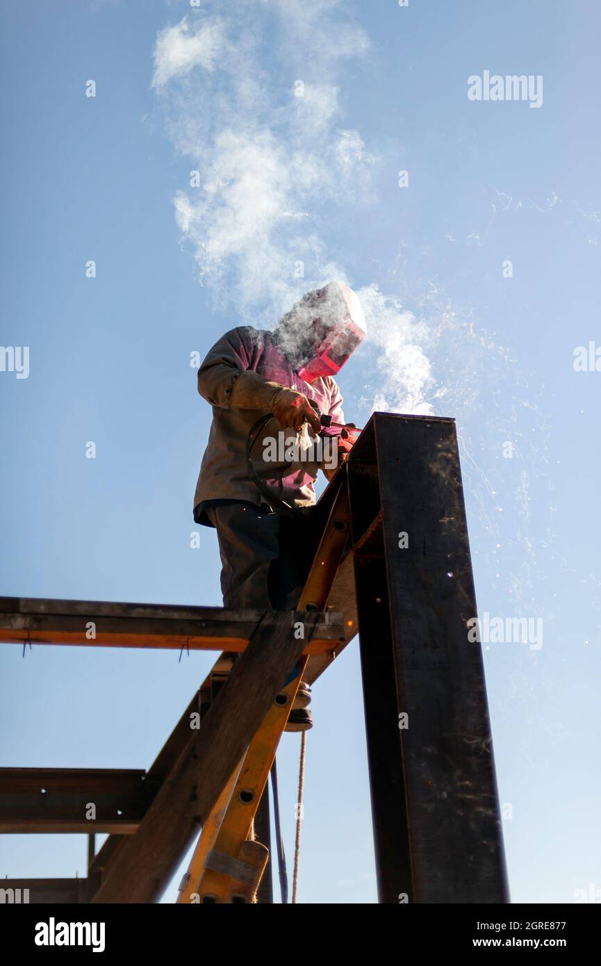 From a ladder hi-res stock photography and images - Alamy