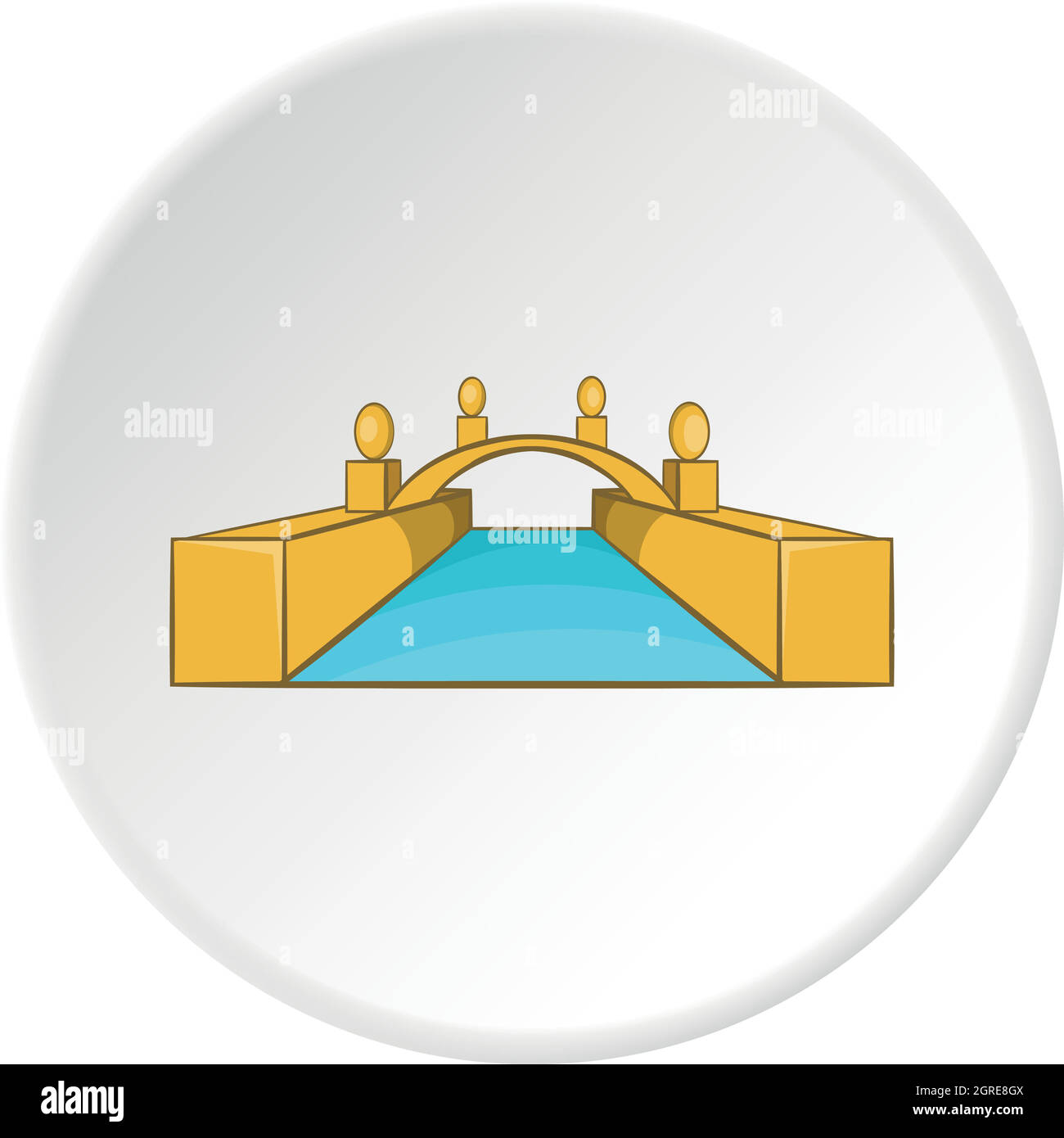 Bridge icon, cartoon style Stock Vector Image & Art - Alamy