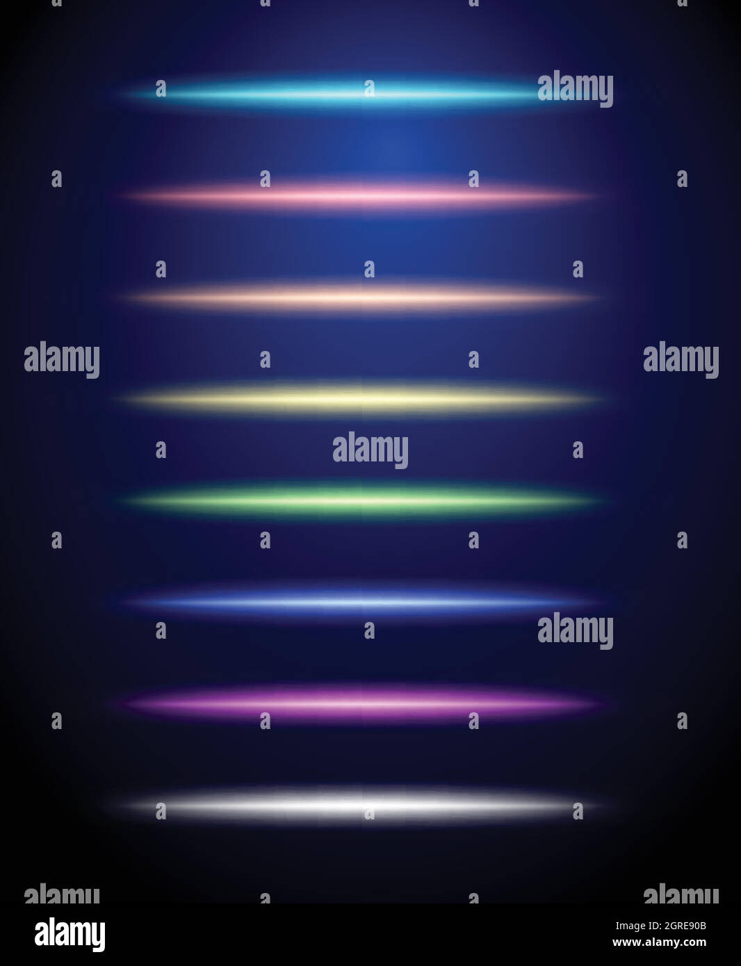 Different color lights on black background Stock Vector Image & Art - Alamy