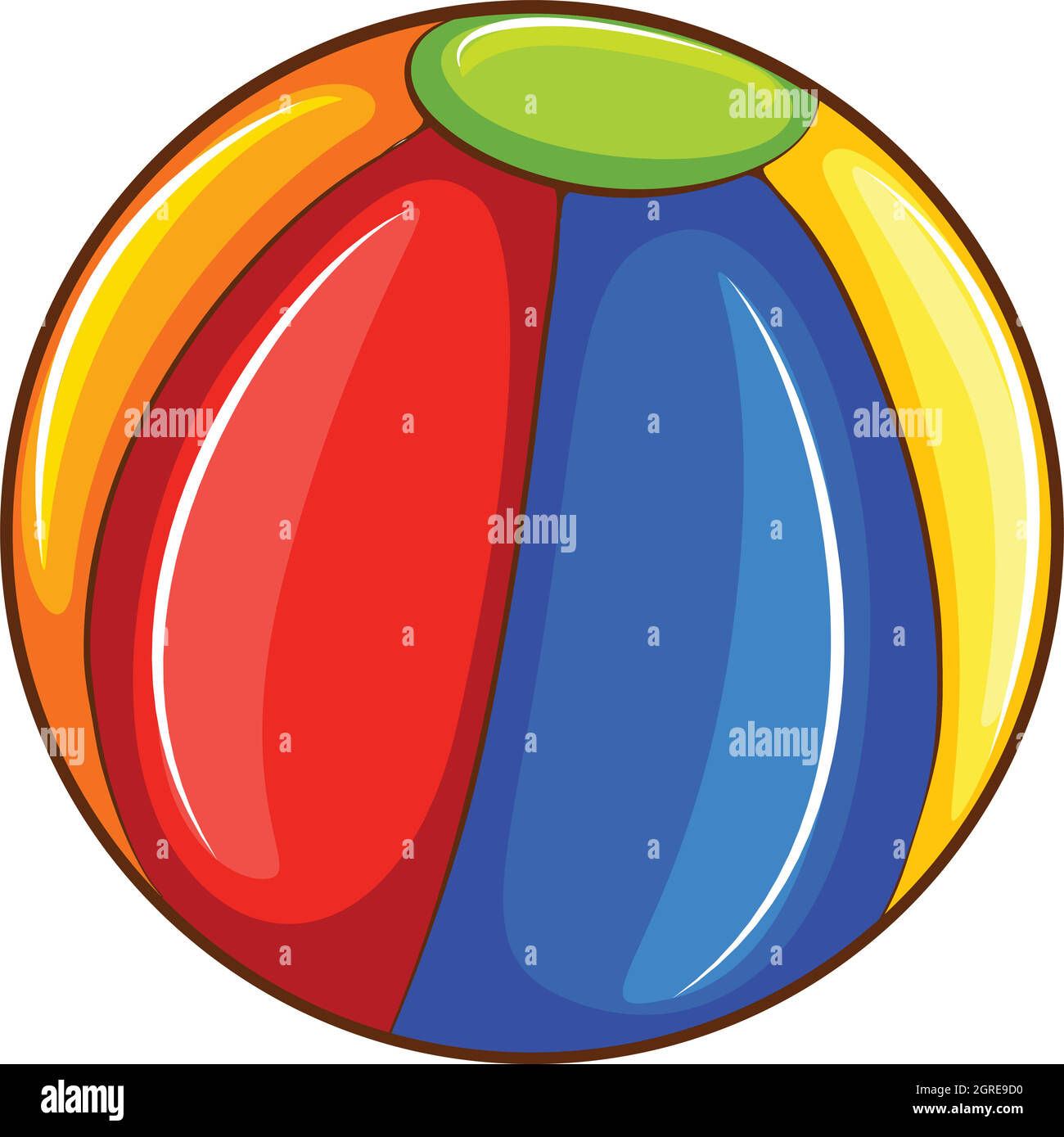 Rubber ball Stock Vector Images - Alamy