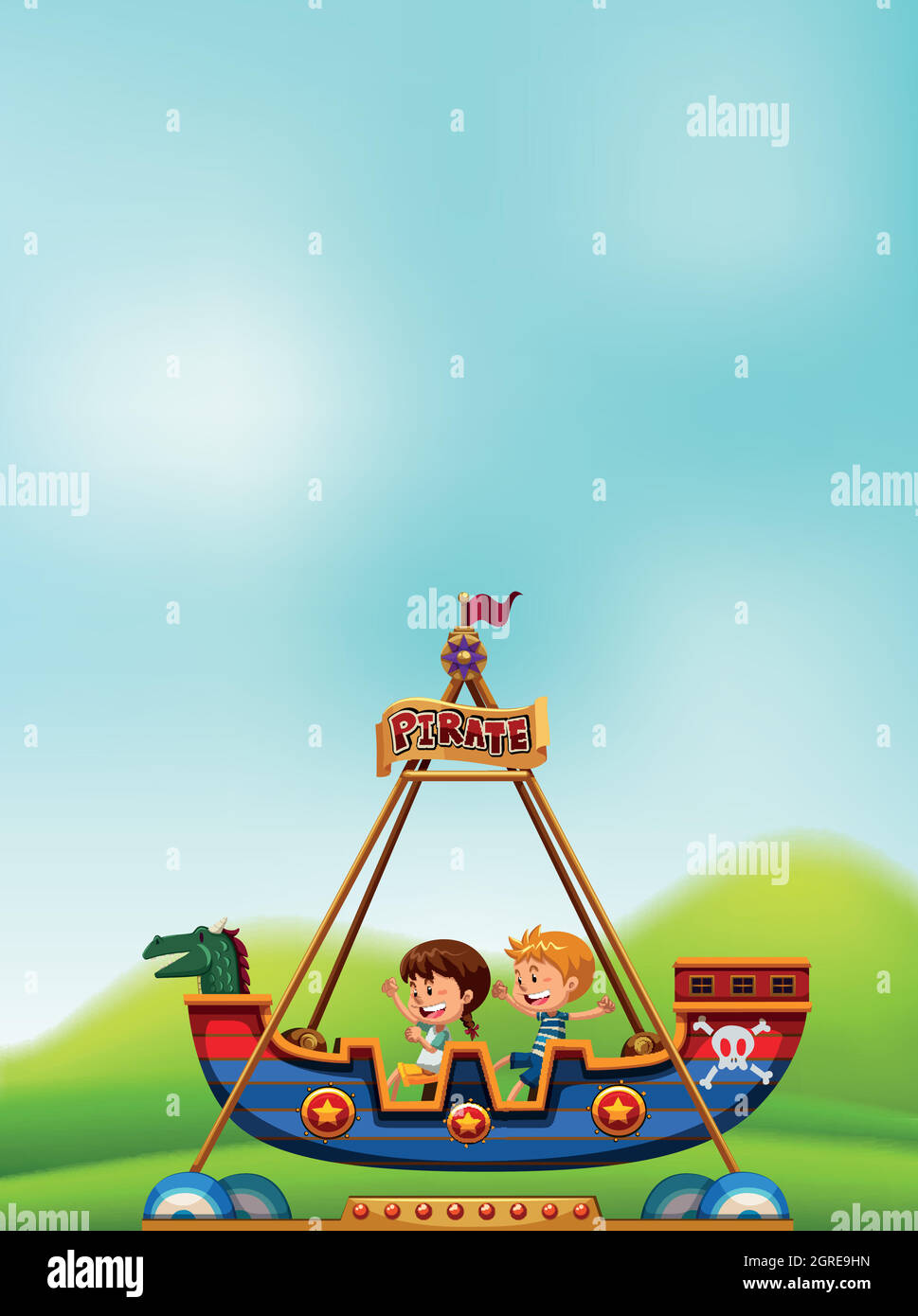 Happy playing boy Stock Vector Images - Alamy