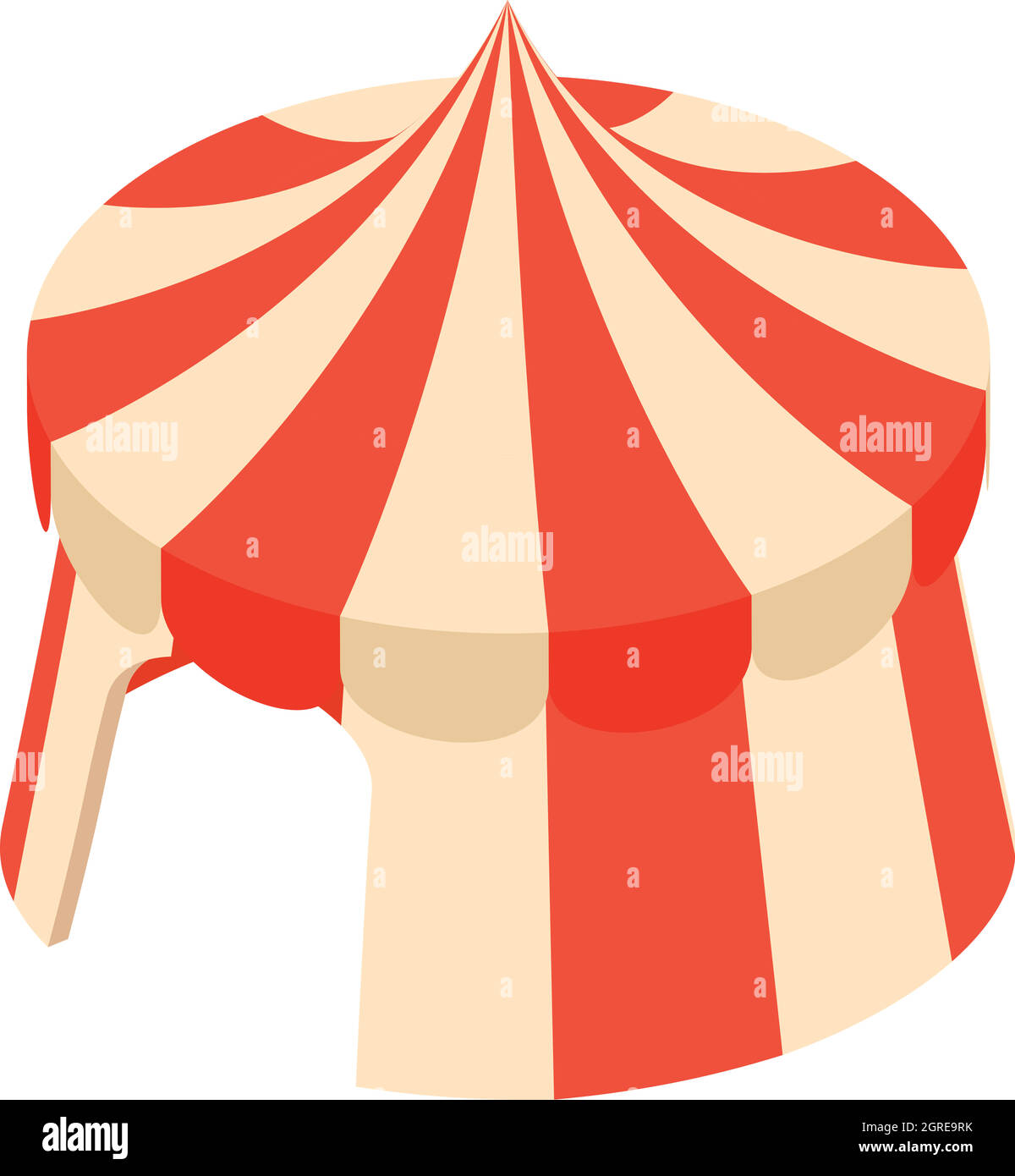 Circus tent icon, cartoon style Stock Vector Image & Art - Alamy