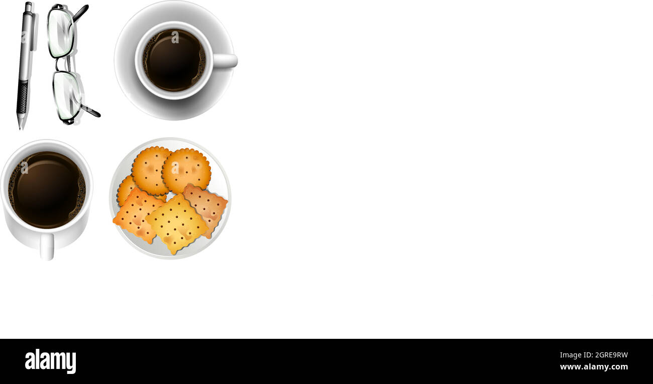Cookies and coffee Stock Vector Image & Art - Alamy