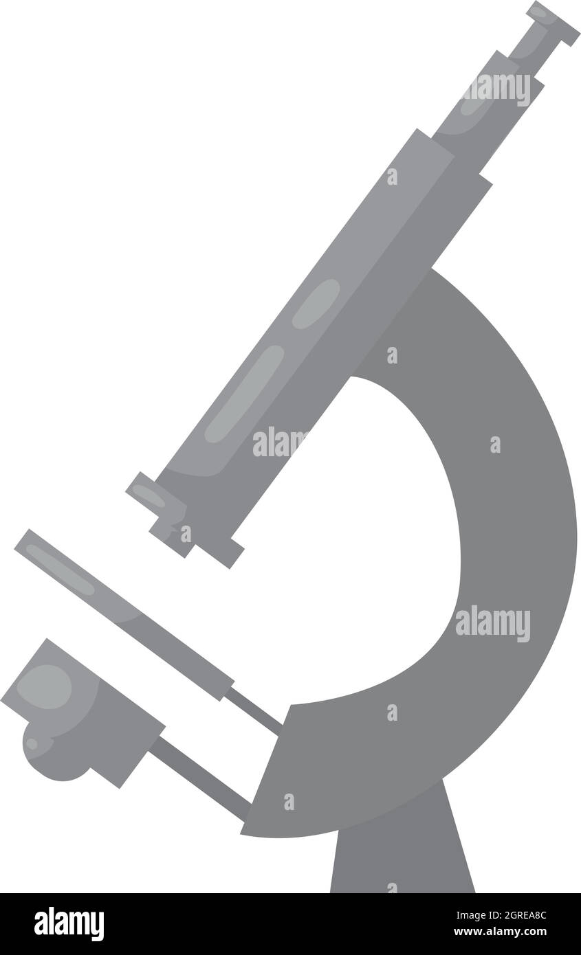 Microscope icon, black monochrome style Stock Vector Image & Art - Alamy