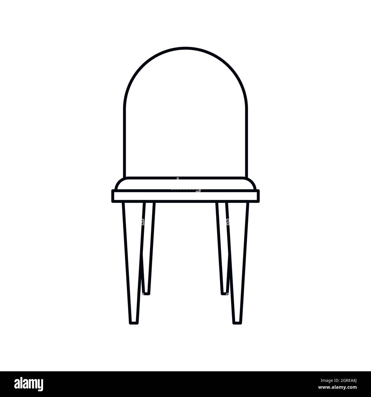 Chaise lounge outline Cut Out Stock Images & Pictures - Alamy