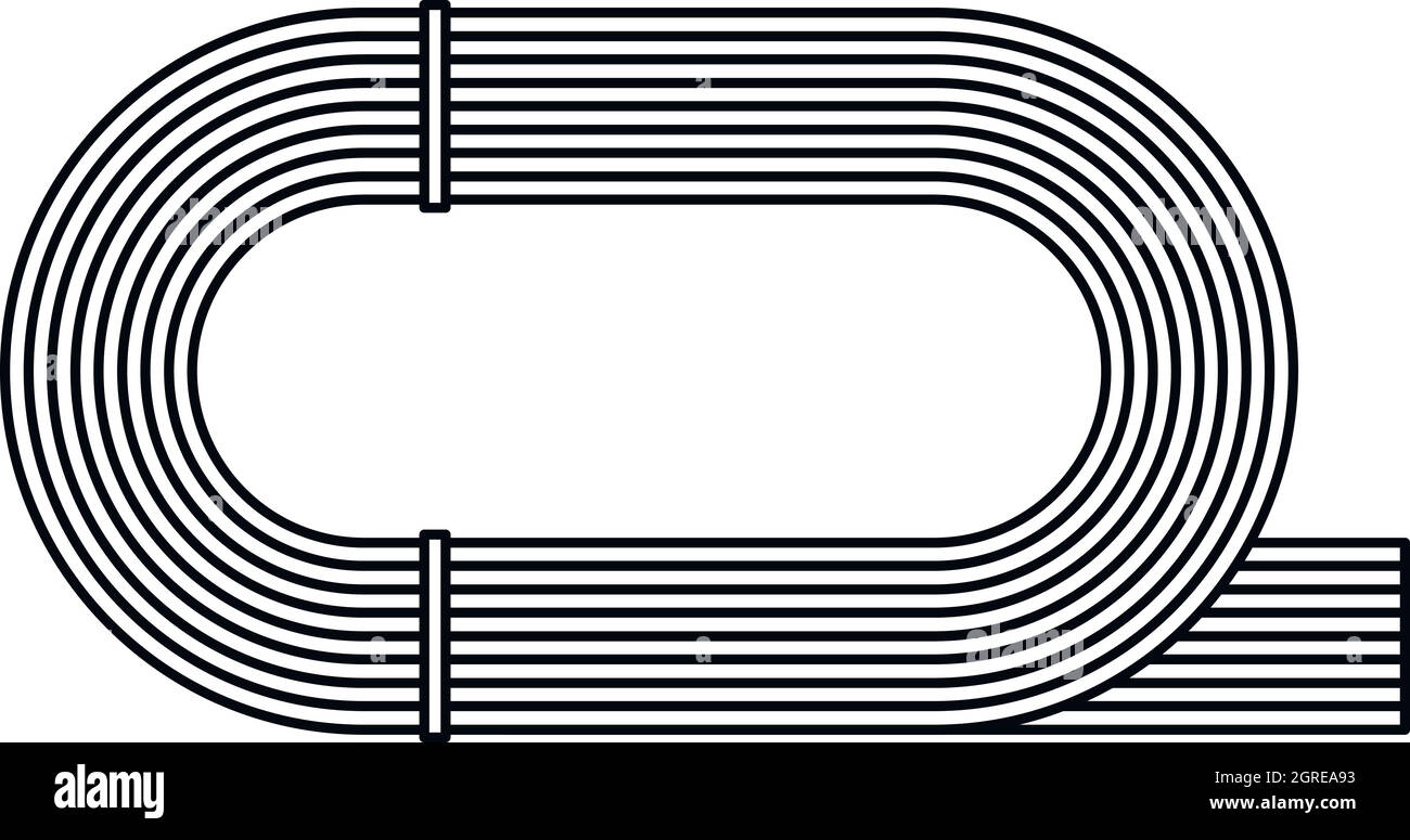 Athletic stadium icon, outline style Stock Vector Image & Art - Alamy