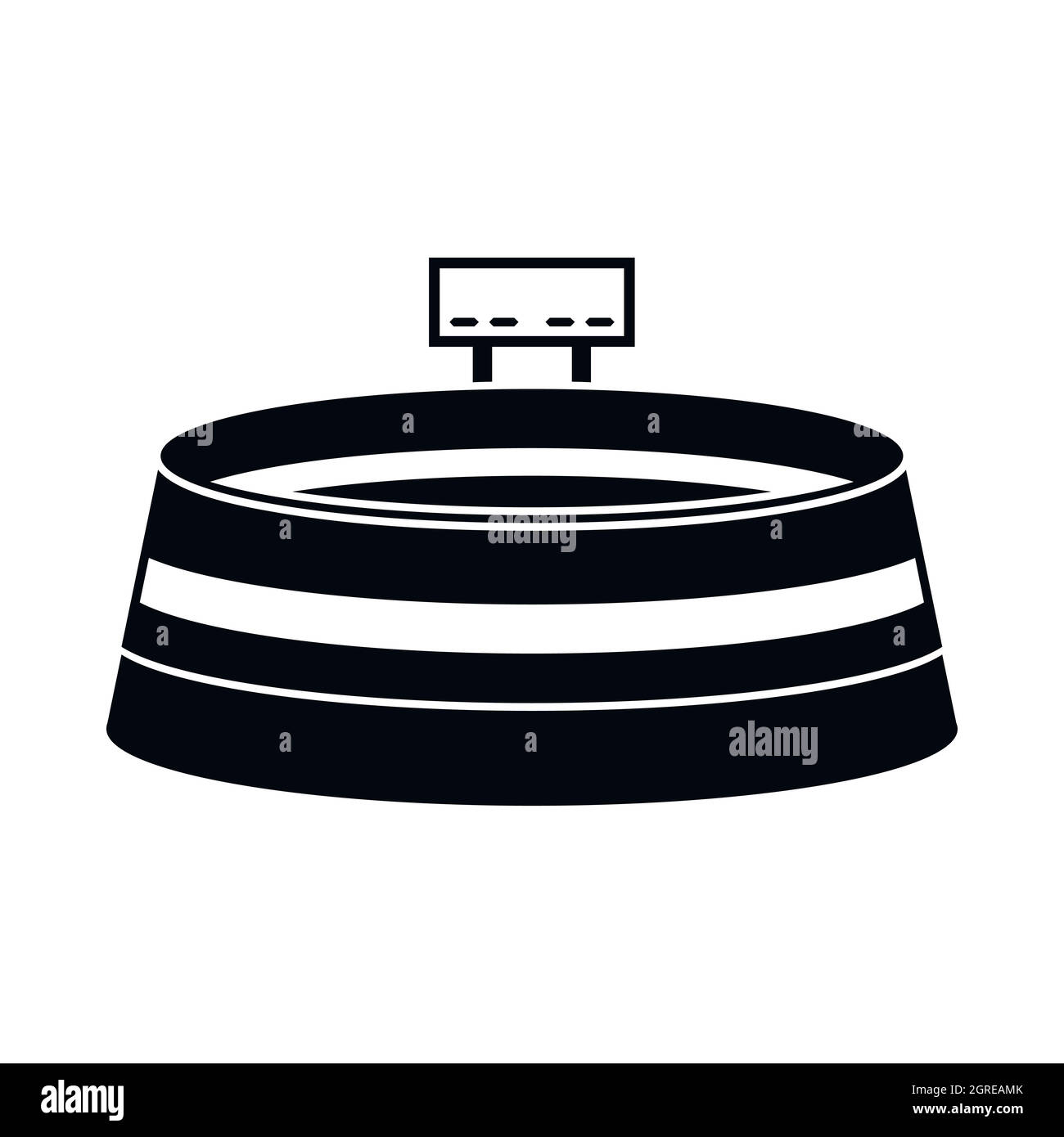 Stadium icon in simple style Stock Vector Image & Art - Alamy