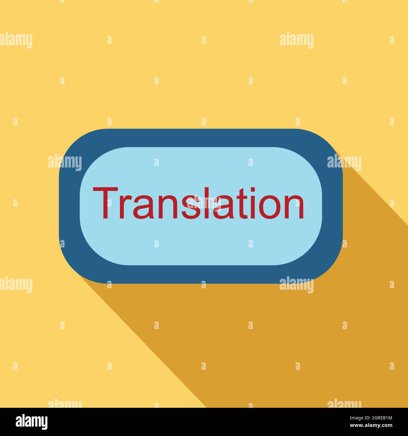 Translate button icon, flat style Stock Vector Image & Art - Alamy