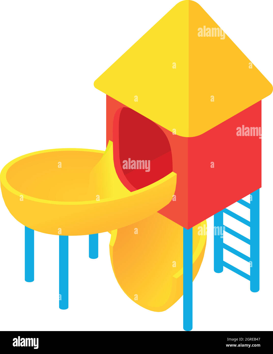 Slide pipe icon, cartoon style Stock Vector Image & Art - Alamy