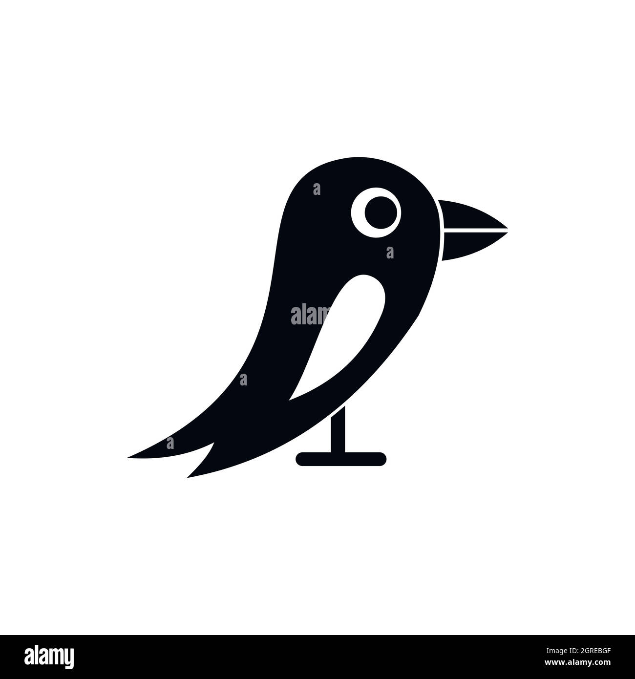 Simple bird symbol hi-res stock photography and images - Alamy