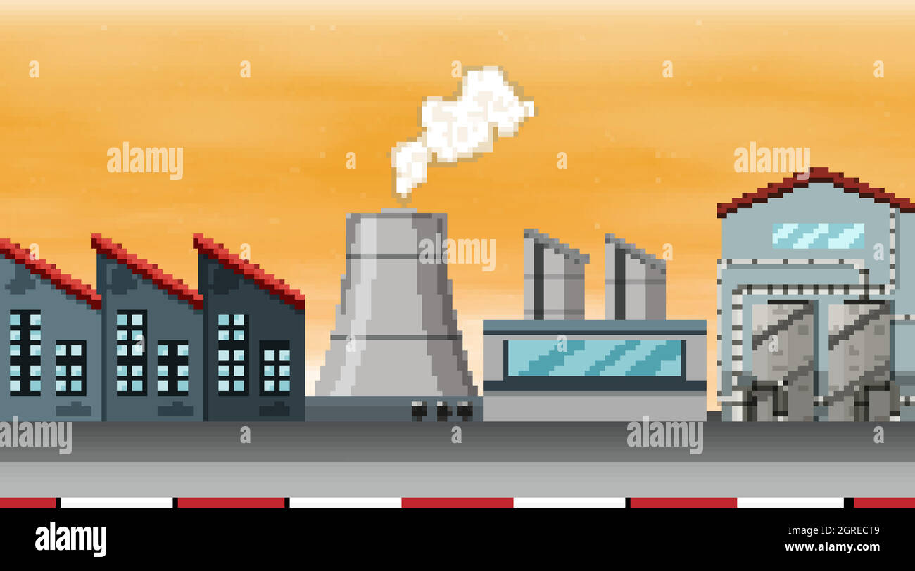 Sunset pollution Stock Vector Images - Alamy