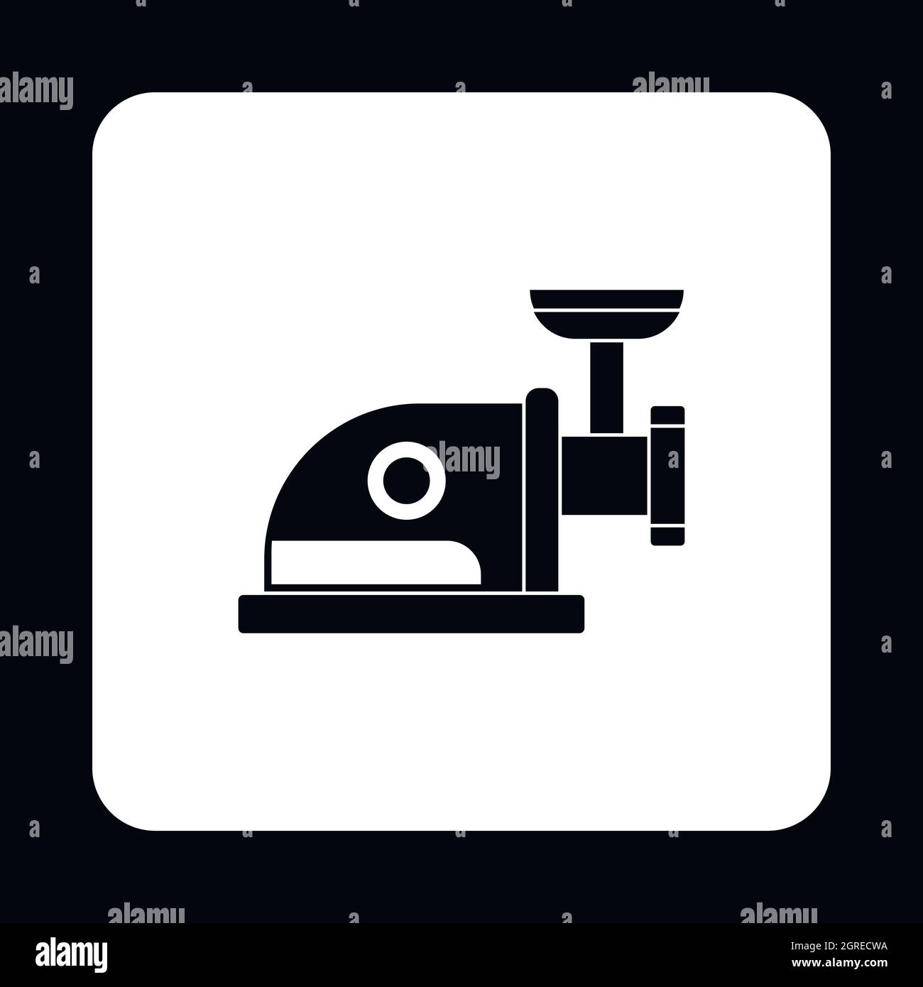 Electric grinder icon, simple style Stock Vector Image & Art - Alamy