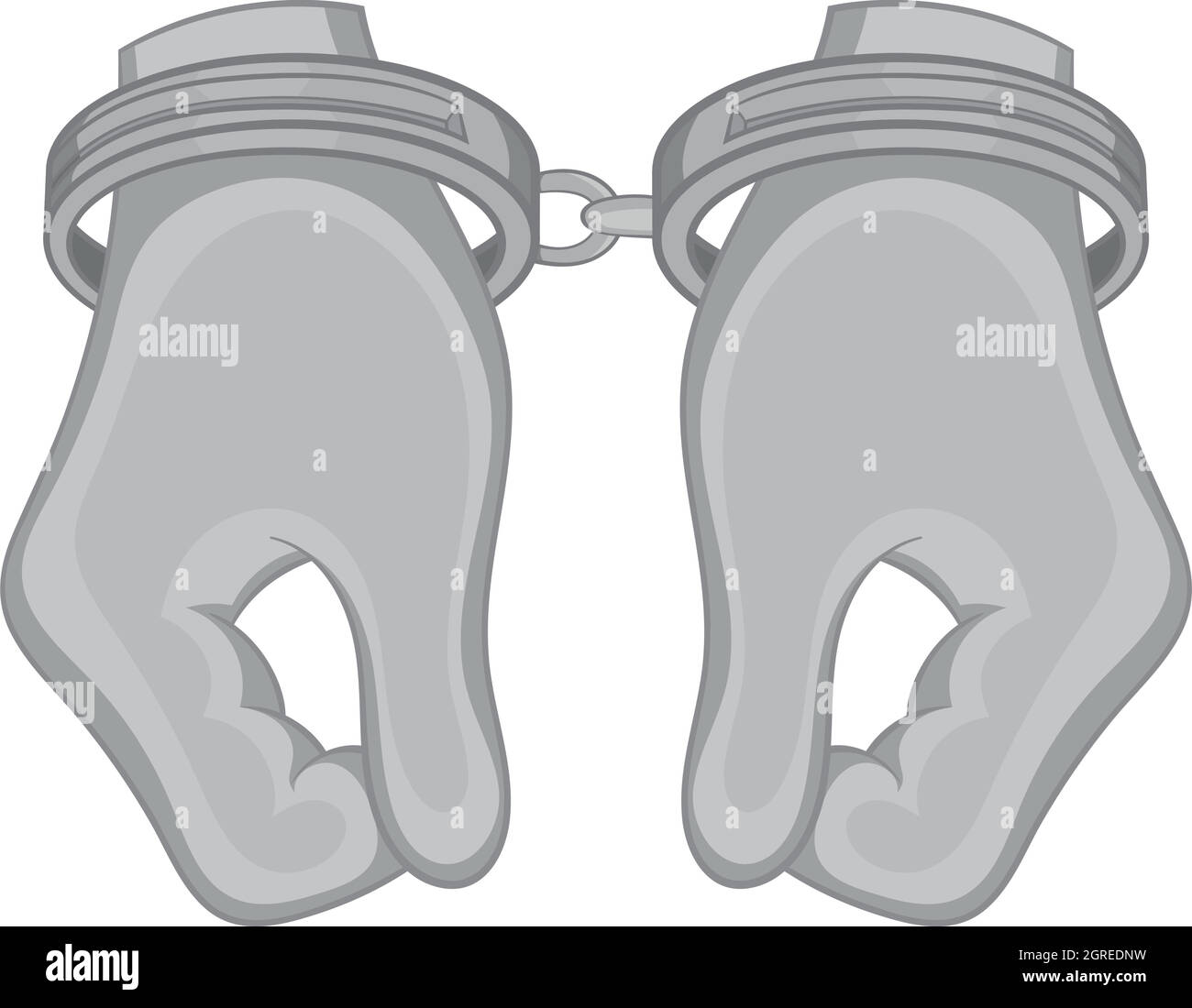 Handcuffs cartoon hi-res stock photography and images - Alamy