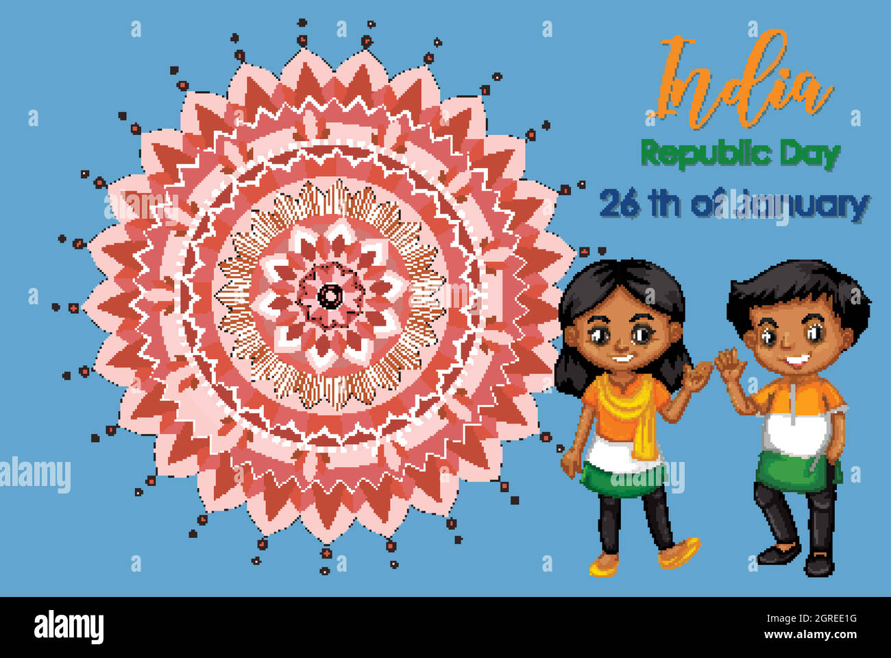 Public holiday poster design with happy kids Stock Vector Image & Art ...