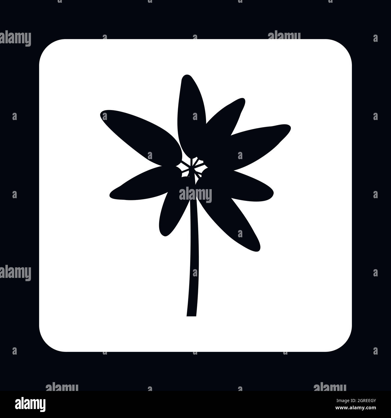 Crown palm tree Stock Vector Images - Alamy