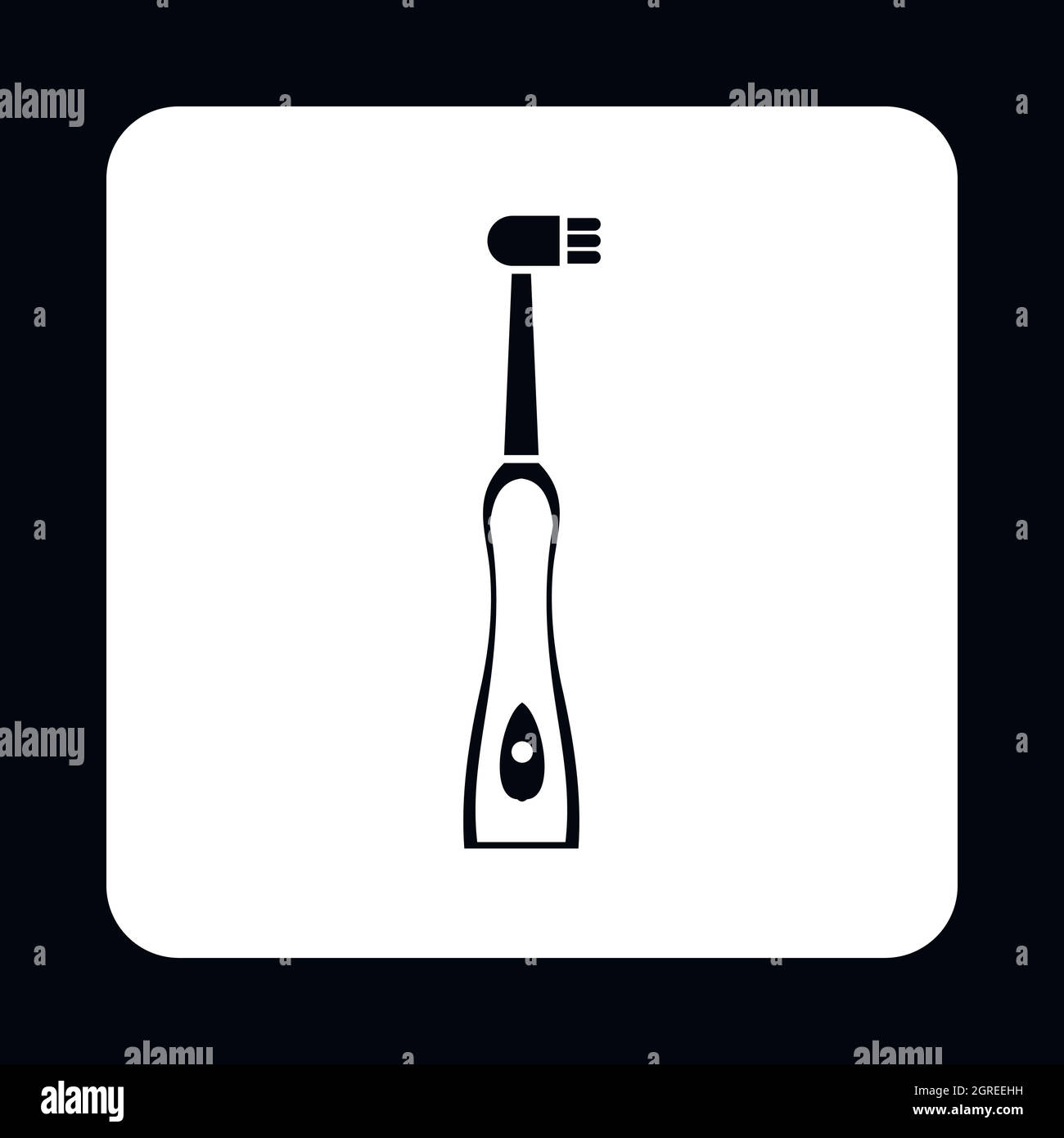 Electric toothbrush icon, simple style Stock Vector Image & Art - Alamy