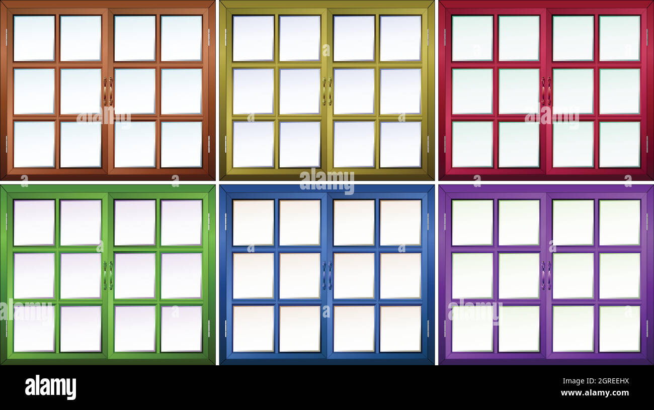 Windows shut Stock Vector Images - Alamy