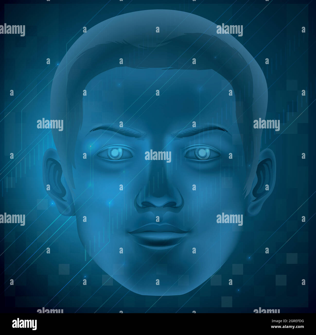 Face anatomy male hi-res stock photography and images - Alamy