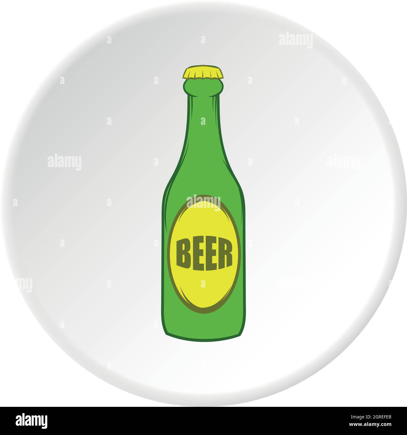 Cartoon beer bottle hi-res stock photography and images - Alamy