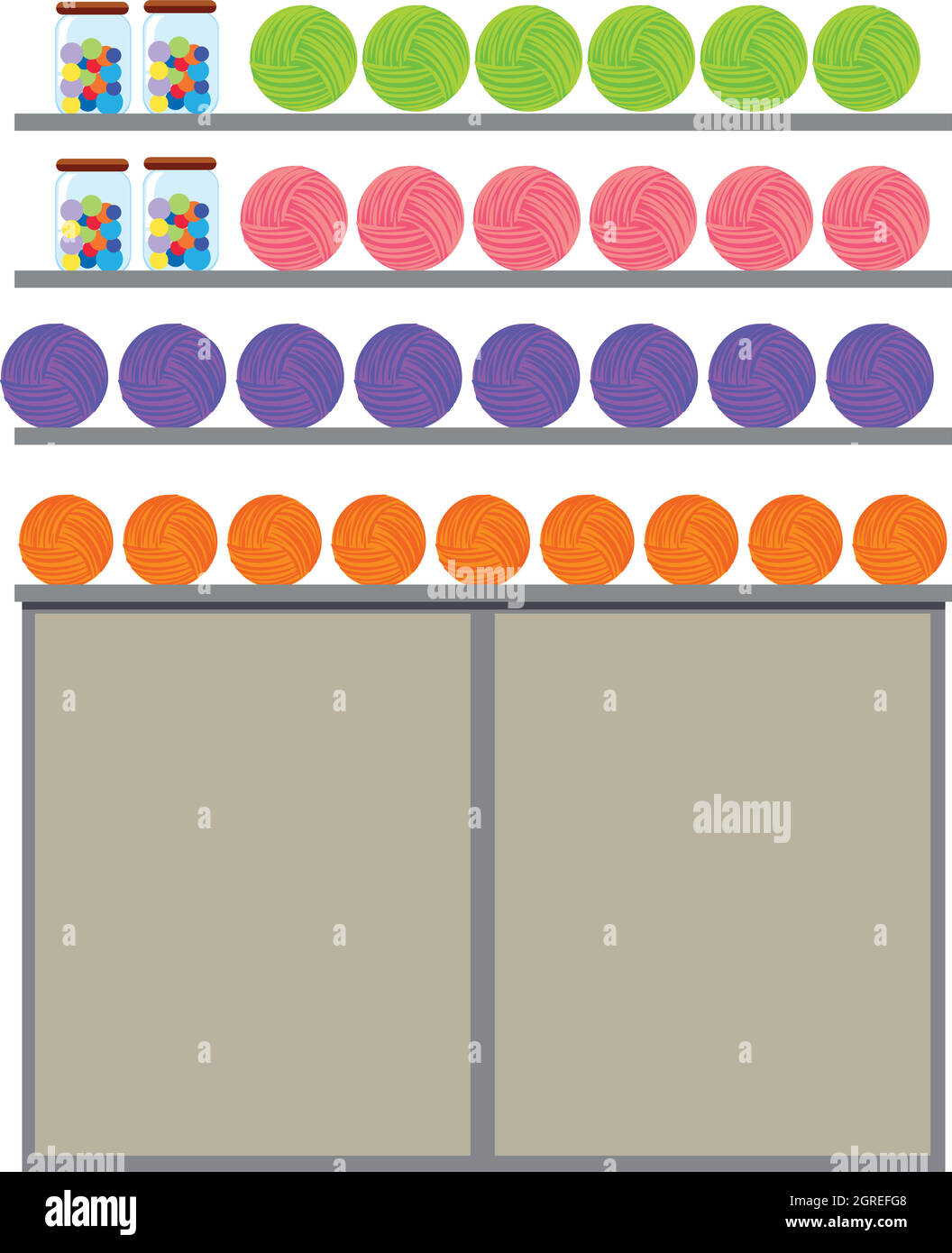 Different knitting yarn on hi-res stock photography and images - Alamy